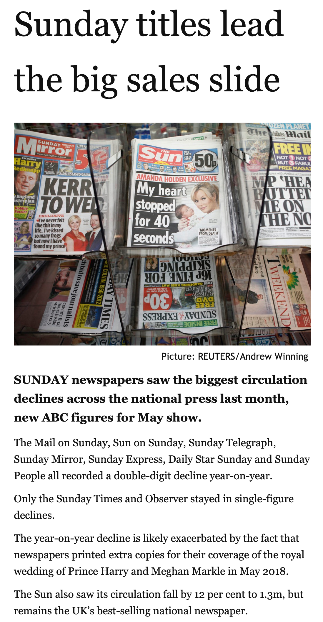 Newspaper Figures